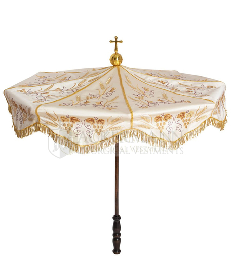 Processional Umbrella with Eucharistic symbols UM001-K51 - Ackermann