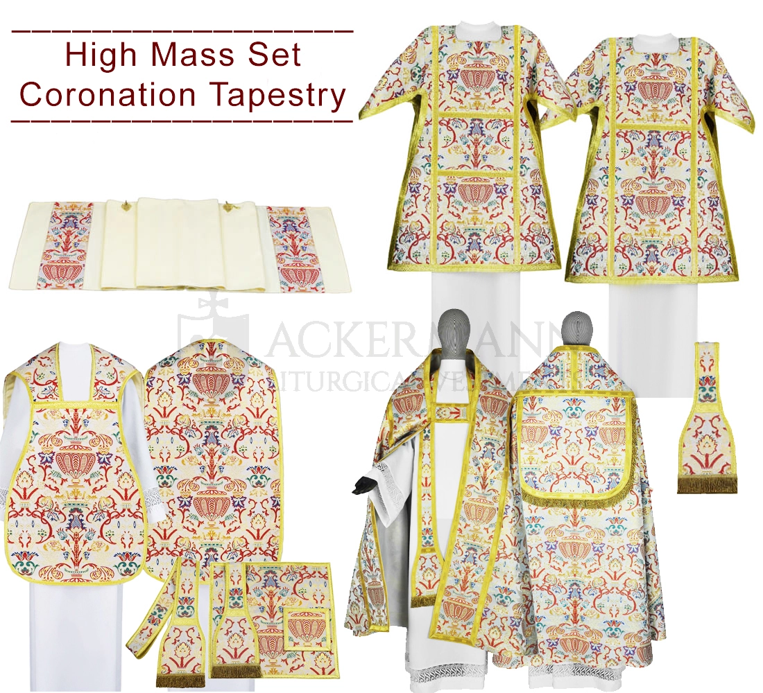 Coronation High Mass Set model 115 8601 - Vestments24.com